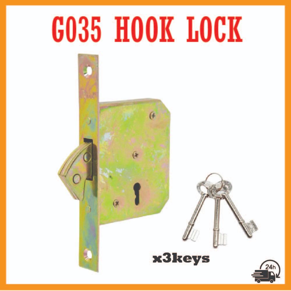 ALINE G035 Quality Sliding Grille Door Hook Lock for Iron metal Grill ...