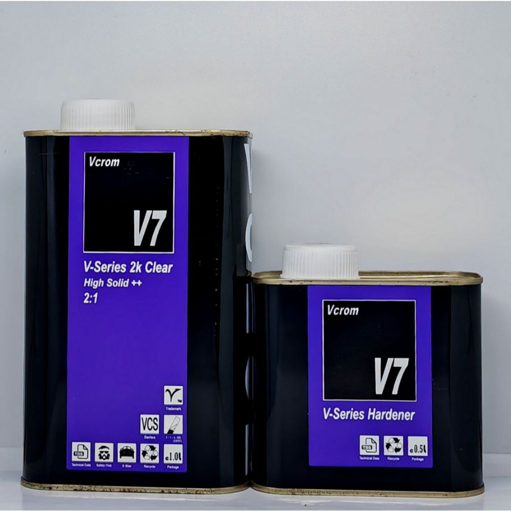 Vcrom V7 2K High Solid++ 2:1 Clear & Hardener (SET) | Shopee Malaysia