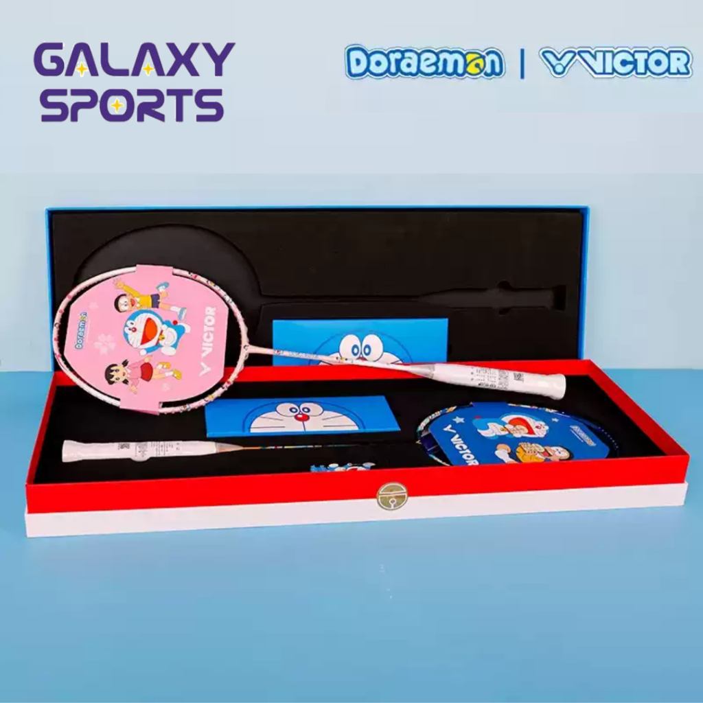 VICTOR X Doraemon Collaboration Series Badminton Racket Victor Racket ...