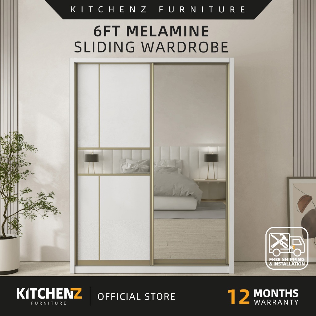 [FREE Shipping & Installation - KK ONLY] KitchenZ Sabah 6x8FT Melamine ...