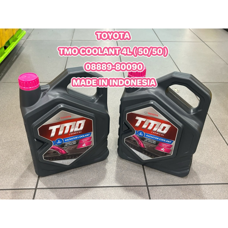 TOYOTA TMO COOLANT 4L ( 50/50 ) 08889-80090 MADE IN INDONESIA | Shopee ...