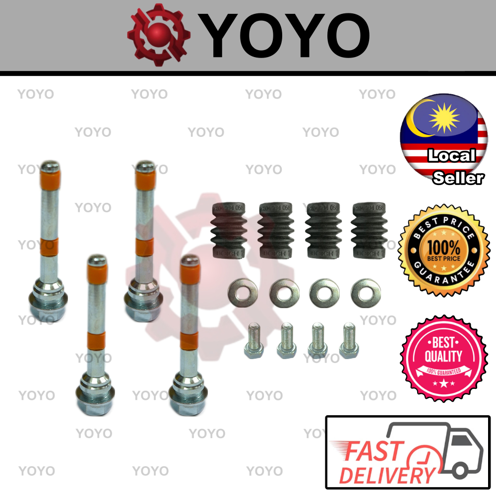 H15P75X-RS (REAR) PROTON WAJA (FULL SET) Disc Brake Caliper Pin ...