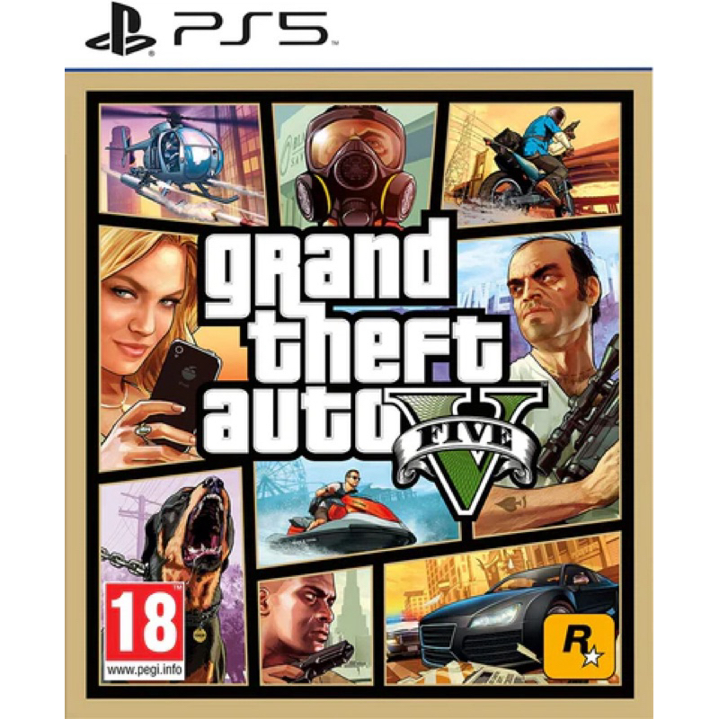 Muat Turun Permainan Ps5/Ps4 Digital Grand Theft Auto V Gta5 GTA v ...