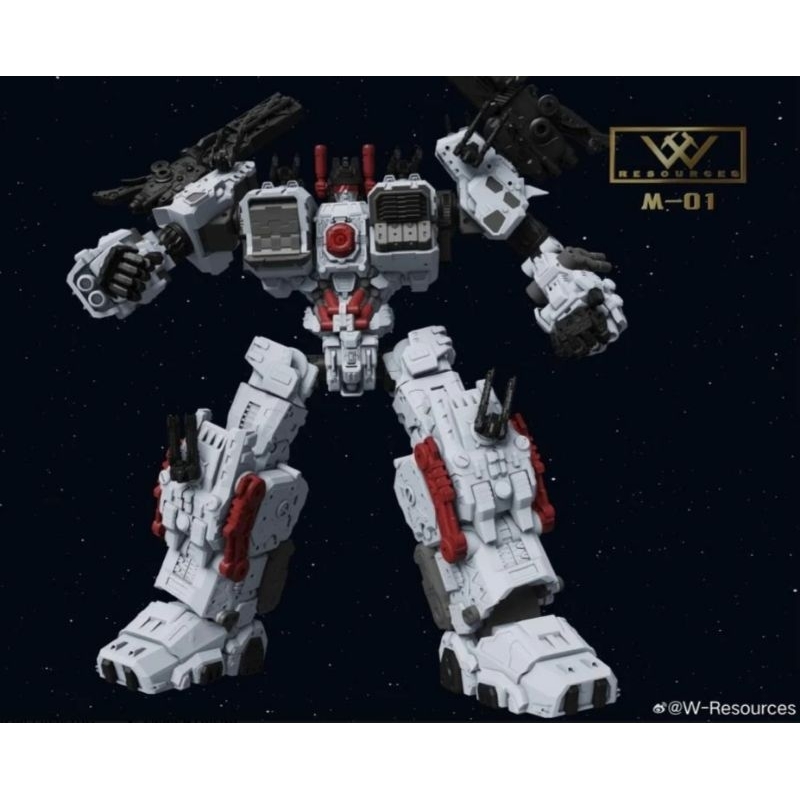 W-Resource Transformers M-01 Steel Fortress (Oversized FOC Metroplex ...