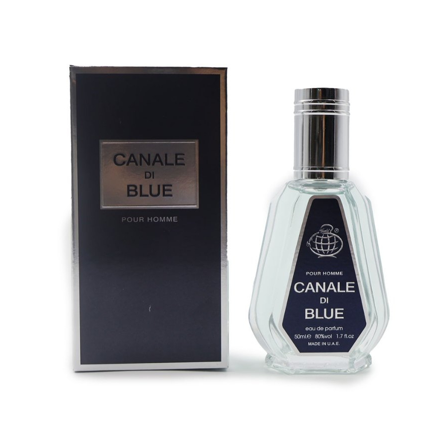 //CANALE DI BLUE POUR HOMME EAU DE PARFUM 50ML BY FRAGRANCE WORLD ...