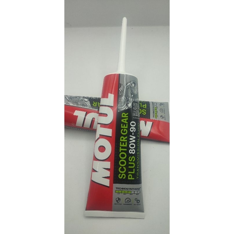 MOTUL SCOOTER GEAR PLUS 80W - 90 TRANSMISSION FLUID 120ML MINYAK ...