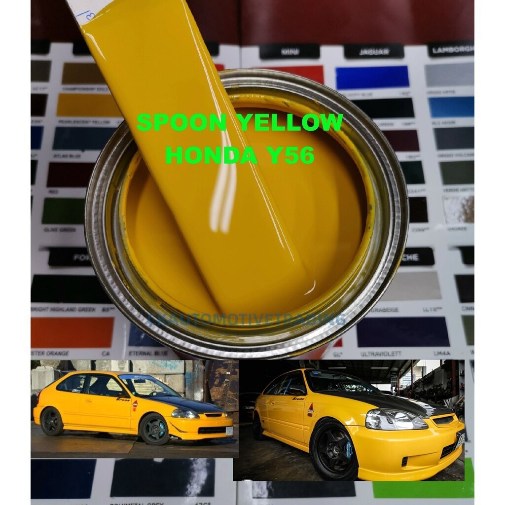 Y56 PHOENIX YELLOW / HONDA SPOON YELLOW SOLID AUTOMOTIVE 2K CAR PAINT ...