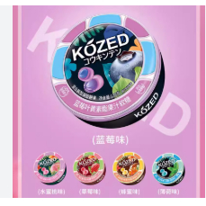 KOZED 金津益生菌果汁软糖 薄荷味/蓝莓味/草莓味/水蜜桃味/蜂蜜味 138g | Shopee Malaysia