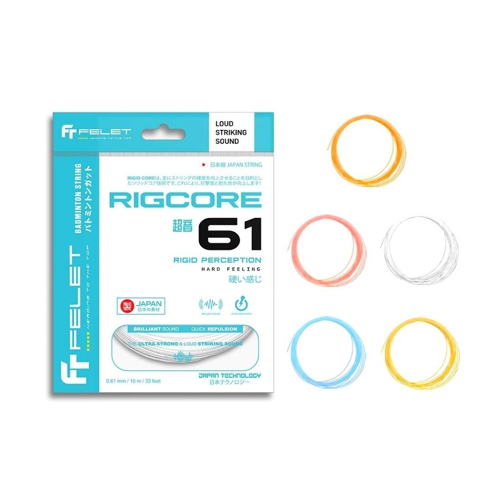 Felet Badminton String Rigcore 61 ( 100% Original ) Made In Japan ...