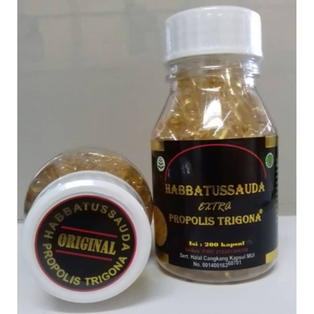 Habbatus Sauda Madu Zaitun Dan Propolis 4 in 1 ( 200 kapsul) | Shopee ...