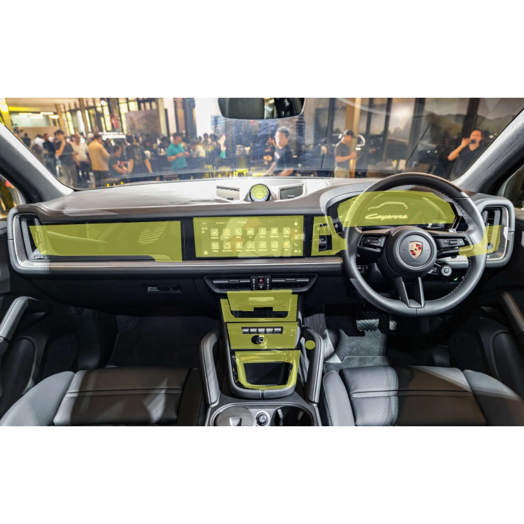Paint Protection Film PPF INTERIOR PRECUT 2024 Porsche Cayenne E3 ...