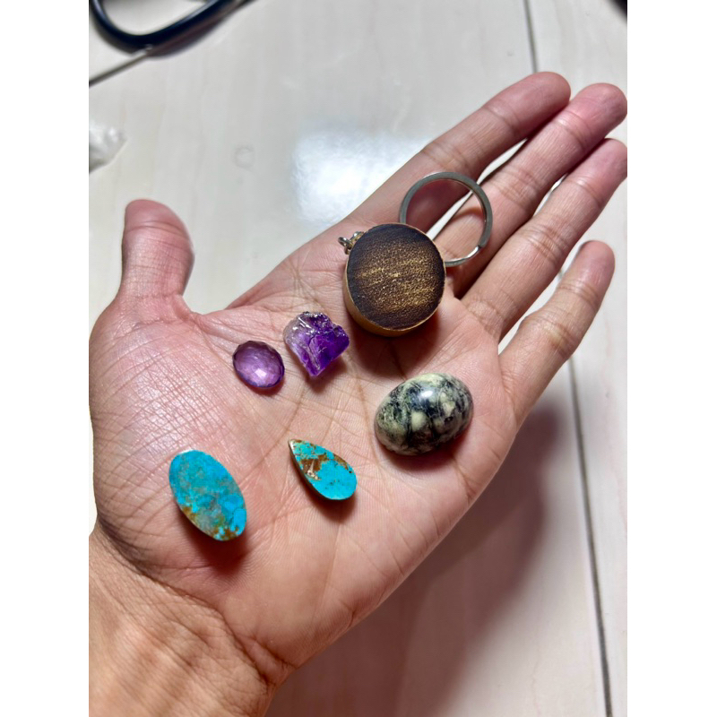 Batu Permata Badar Besi Harimau putih | Shopee Malaysia