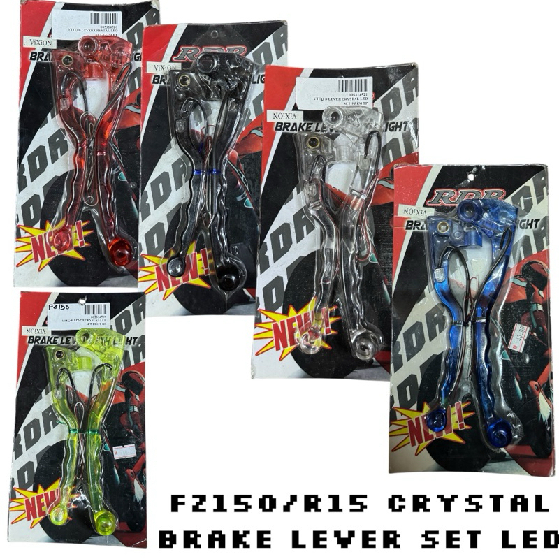 FZ150I/R15 RDR BRAKE LEVER CRYSTAL WITH LED CLEAR STOCK | Shopee Malaysia