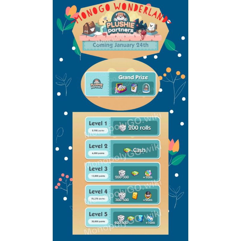 monopoly go partners event PLUSHIE PARTNERS | Shopee Malaysia