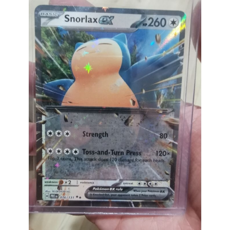Prismatic Evolution Snorlax Ex | Shopee Malaysia