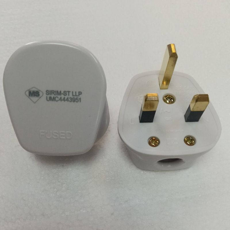 UMS SIRIM APPROVED BAKELITE PLUG TOP 13A 3PIN ums130 | Shopee Malaysia
