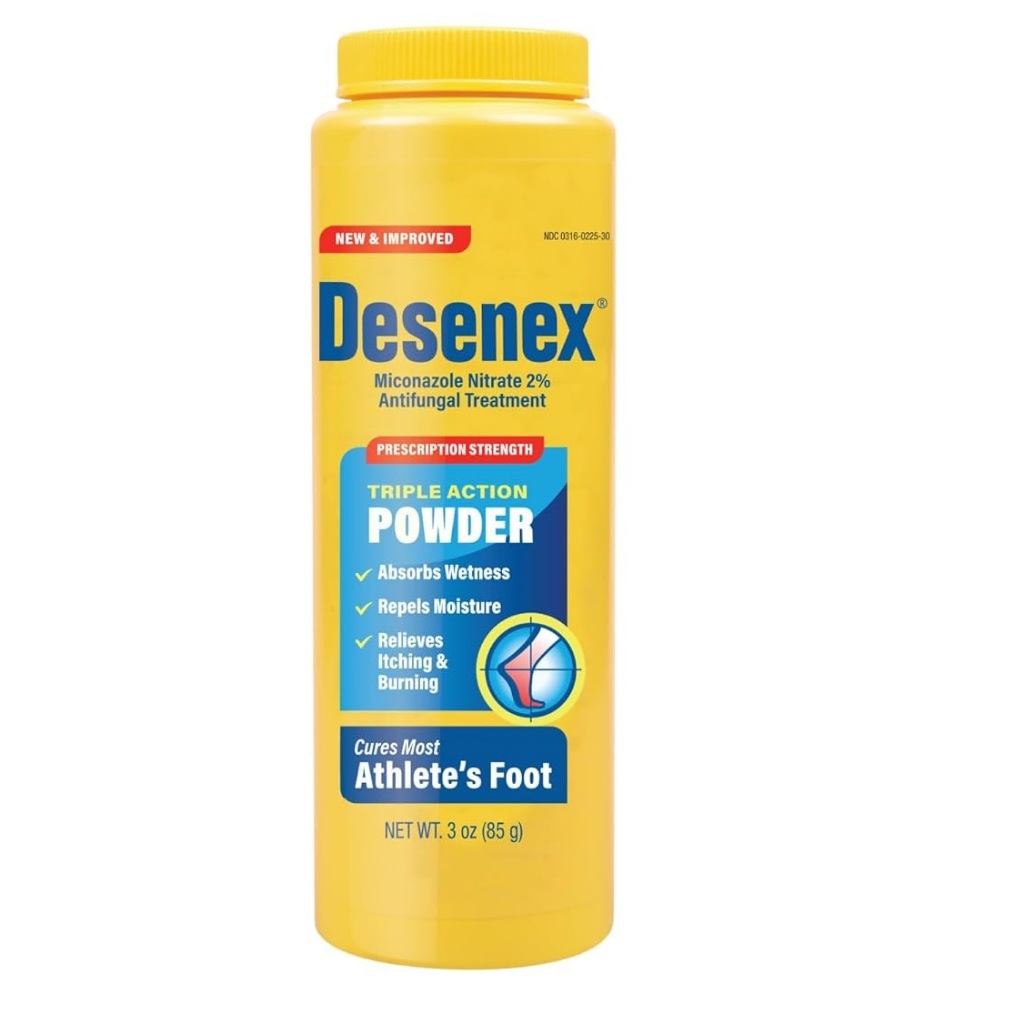 Desenex Anti-Fungal Foot Powder, Cures Most Athlete’s Foot Helps ...