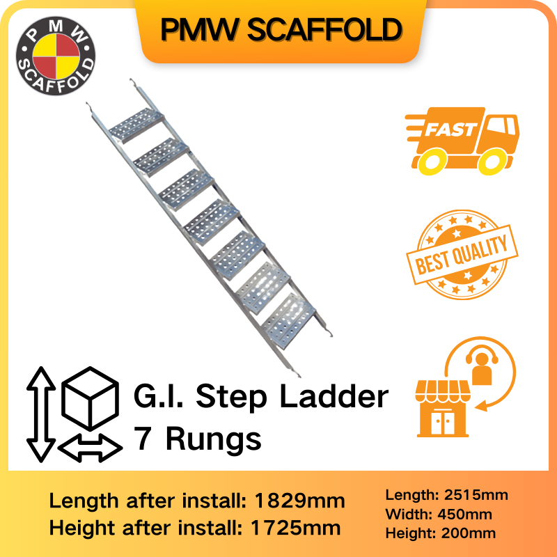 New Unit 1829mm/Stepladder/Tangga/斜爬梯/脚手架爬梯/Scaffold/Staging/Perancah ...