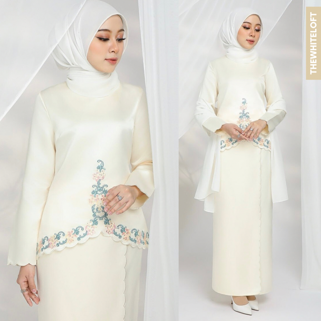Readystock Aneeqa Kurung Moden Chicchoc Baju Raya 2025 Baju Kurung Duchess Satin Baju Raya Murah ...