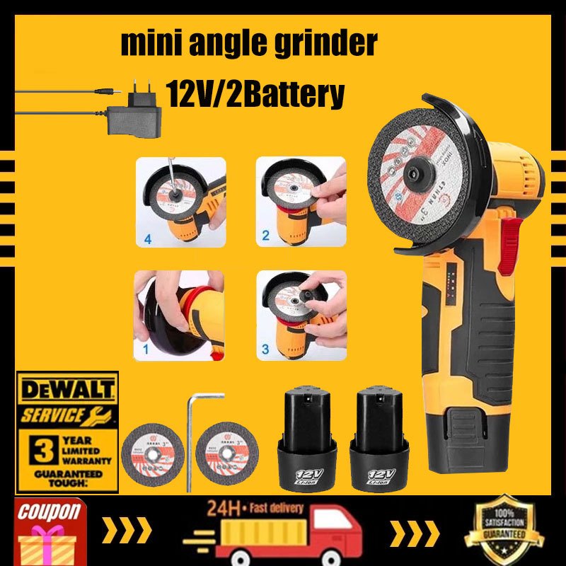 Mini angle grinder lithium electric grinder small angle grinder cutting ...