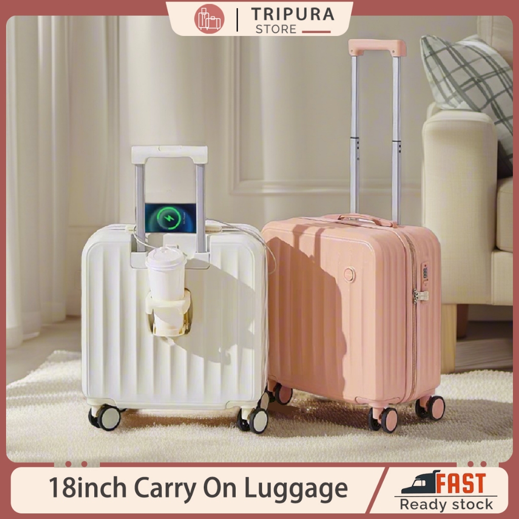 Easy Access 18 Inch Luggage Travel Mini Luggage Bag Ultra-Light Cabin ...