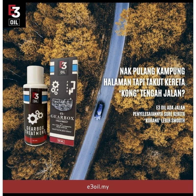 💯💯💯 E3 GEARBOX OIL TREATMENT | Shopee Malaysia