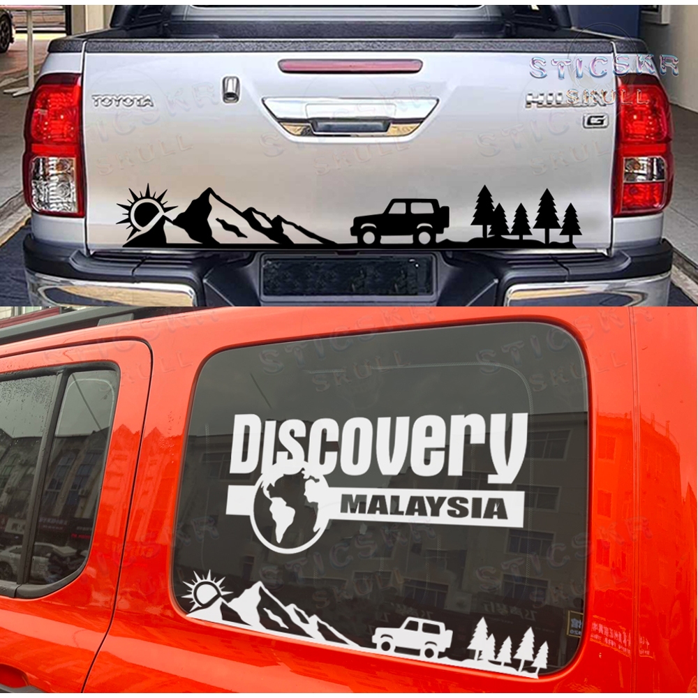 4x4 Off Road Rear Stickers Raptor Hilux Dmax Triton Ranger Navara ...