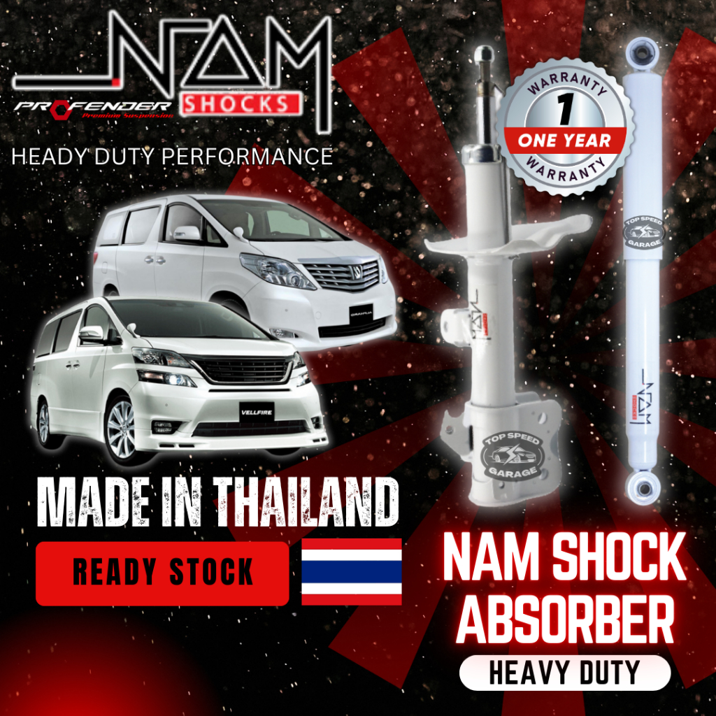 TOYOTA ALPHARD VELLFIRE ANH20 / GGH20 - NAM Heavy Duty Performance ...