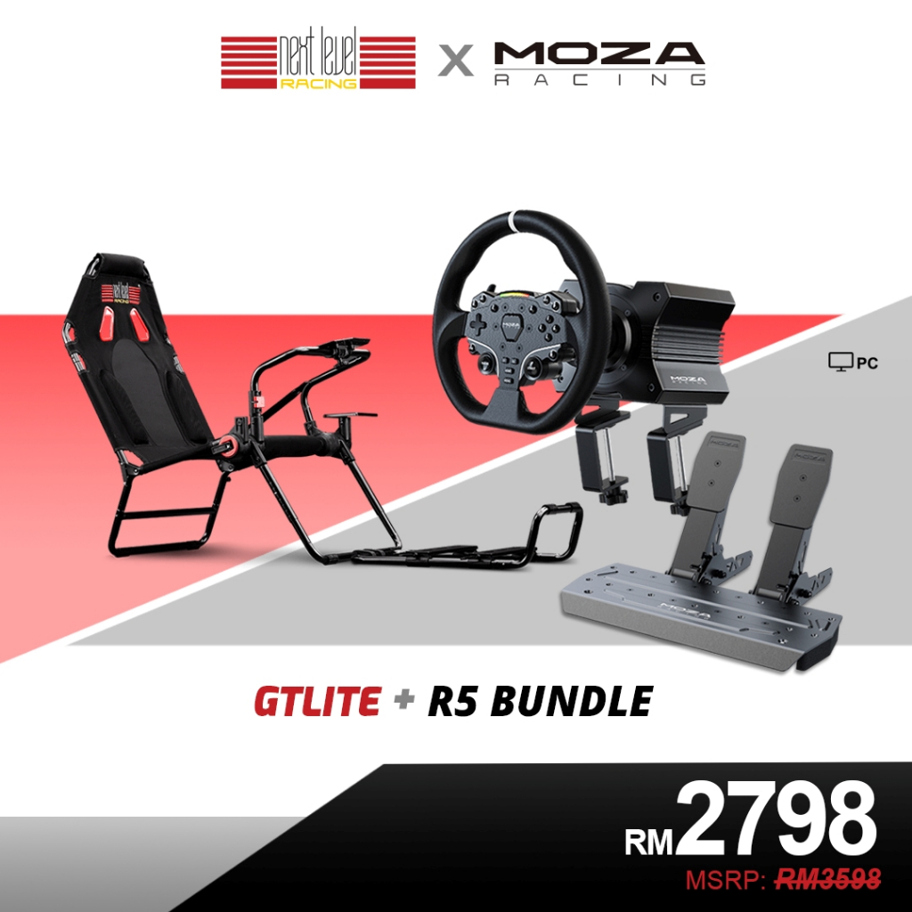NEXT LEVEL RACING X MOZA RACING | R5 / GTLITE RACING COCKPIT | RACING ...