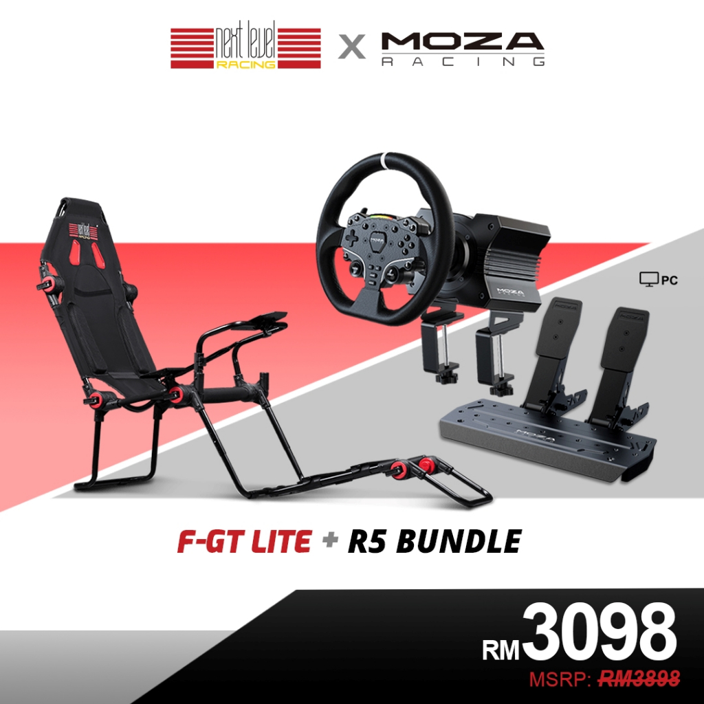 NEXT LEVEL RACING X MOZA RACING | R5 / F-GT LITE RACING COCKPIT ...