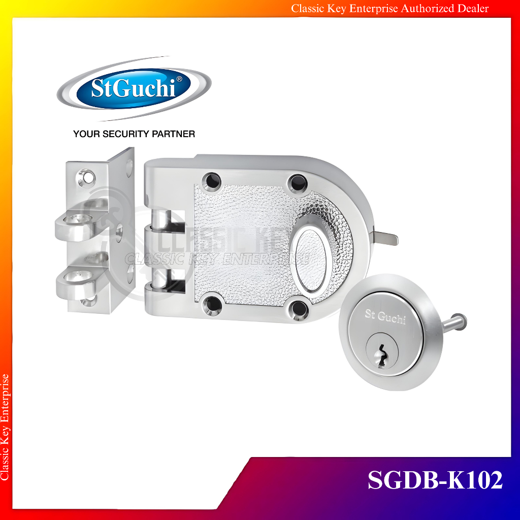 St Guchi Jimmy Proof Deadbolt Door Lock Model SGDB-K102 | Shopee Malaysia
