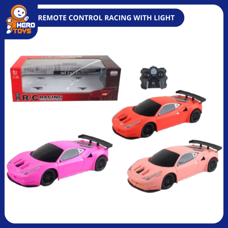 [HERO TOYS] Remote Control Racing with Light | Shopee Malaysia
