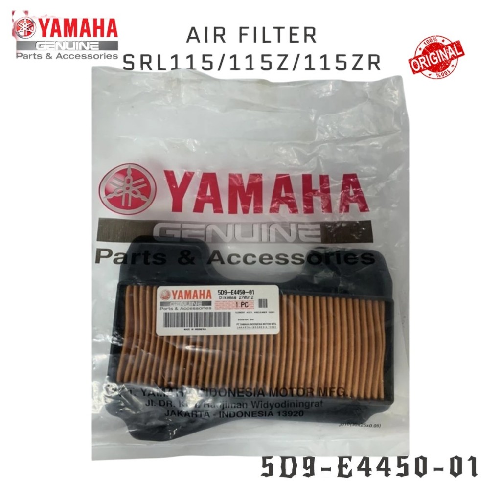 YAMAHA SRL115 AIR FILTER 5D9-E4450-01 LAGENDA SRL 115Z 115ZR AIR ...