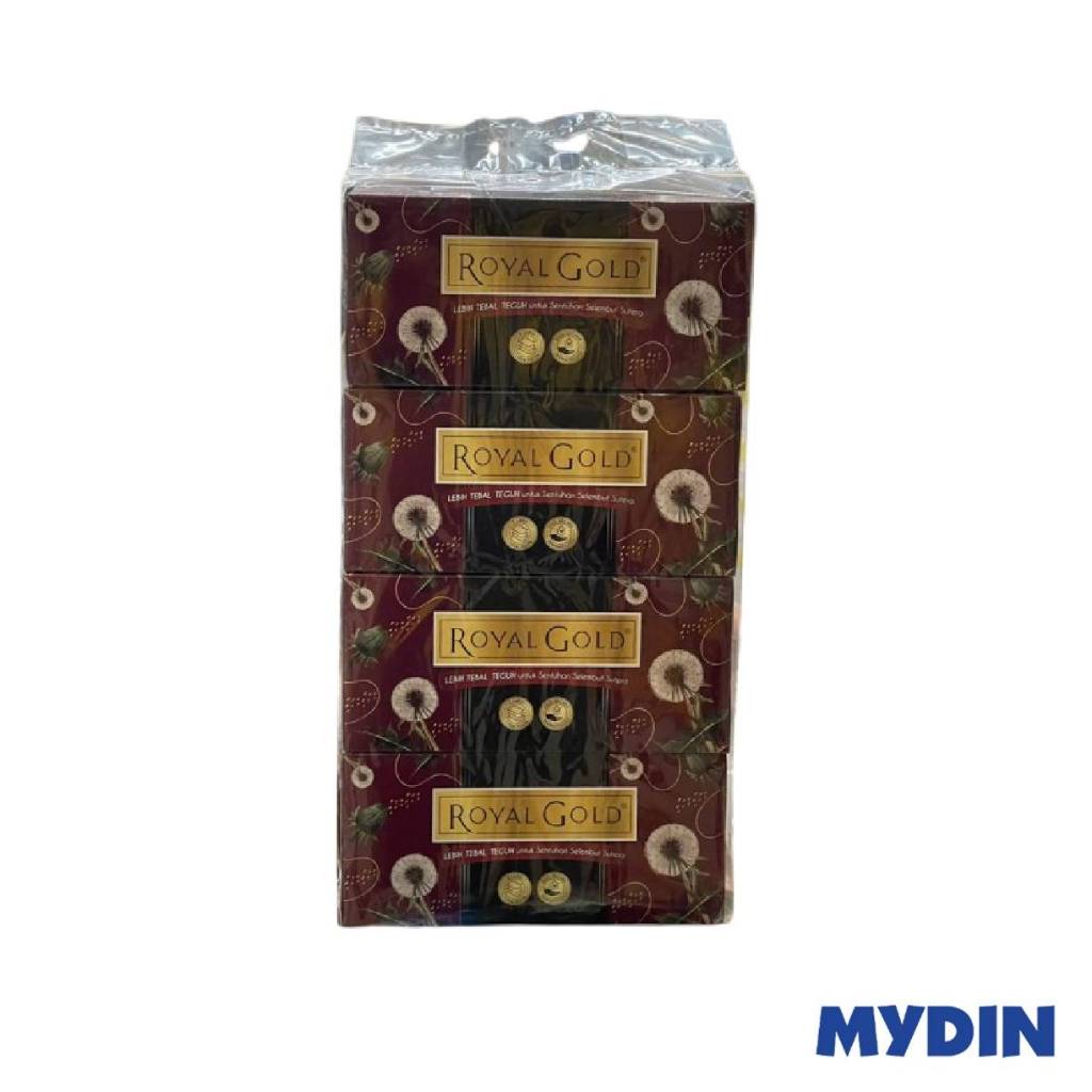 Royal Gold Luxurious Facial Tissue (3ply x 4 box x 120’s) | Shopee Malaysia