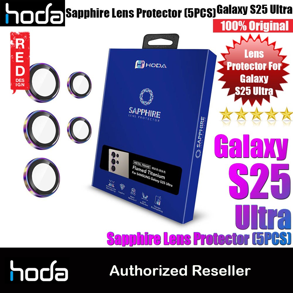 Hoda Galaxy S25 Ultra Sapphire Camera Lens Protector with Easy ...