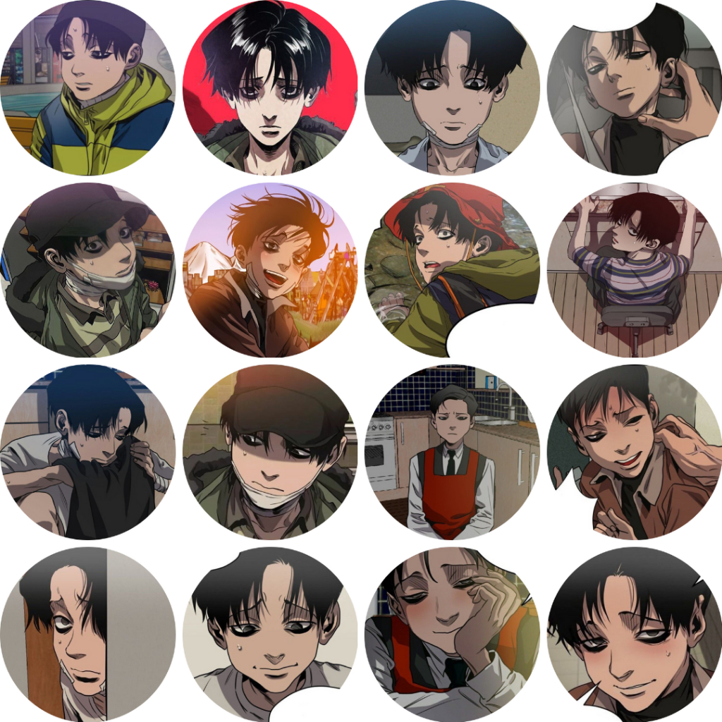 Killing Stalking Yoonbum Button Badge 58mm | Shopee Malaysia