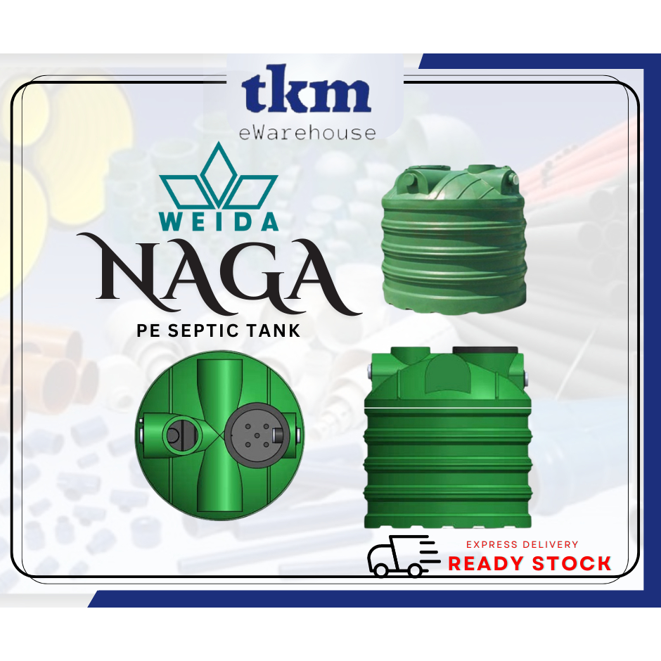 [TKM] BRAND WEIDA NAGA NO APPROVED SEPTIC TANK / NAJIS TANGKI / HDPE PP ...