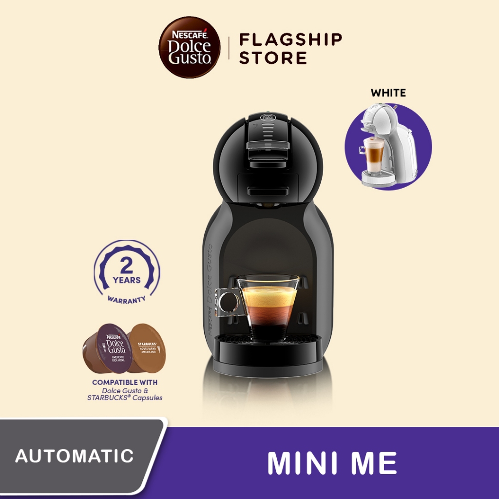 NESCAFÉ® Dolce Gusto® Mini Me Coffee Machine [WHITE/ BLACK] | Shopee ...