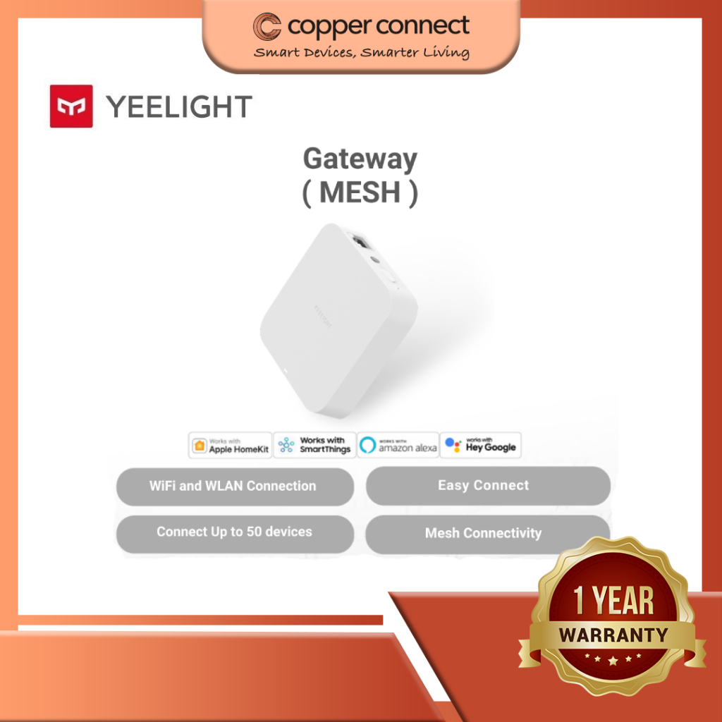 Yeelight Mesh Gateway Hub Supporting Device for Smart Control Downlight M2 M2 Pro and Spotlight ...