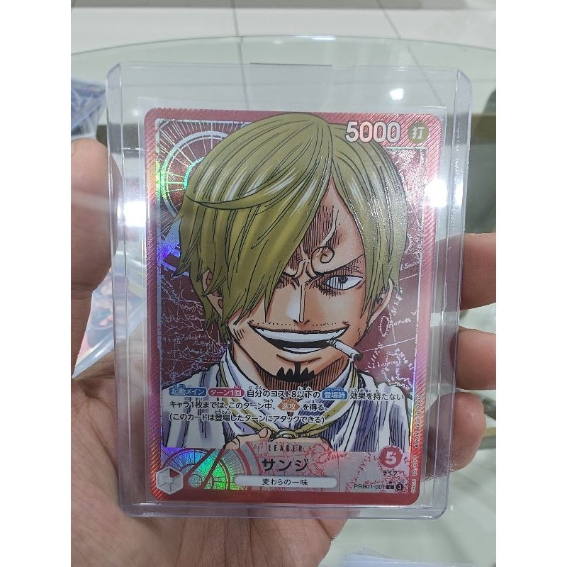 Bandai One Piece OPTCG PRB Parallel AA Leader PRB01-001 Sanji | Shopee Malaysia
