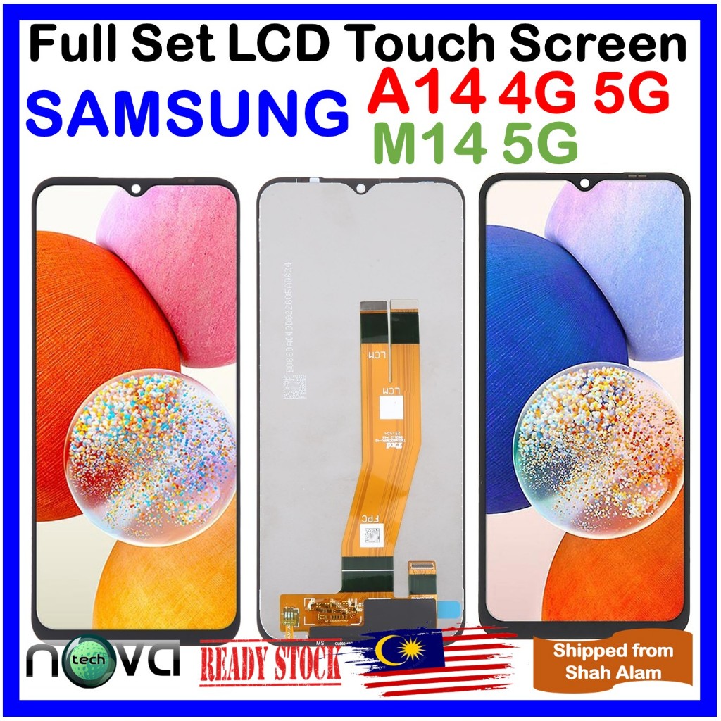 ORIGINAL NGS Full Set LCD Screen Fit For SAMSUNG Galaxy A14 4G A145F / SAMSUNG A14 5G A146B ...
