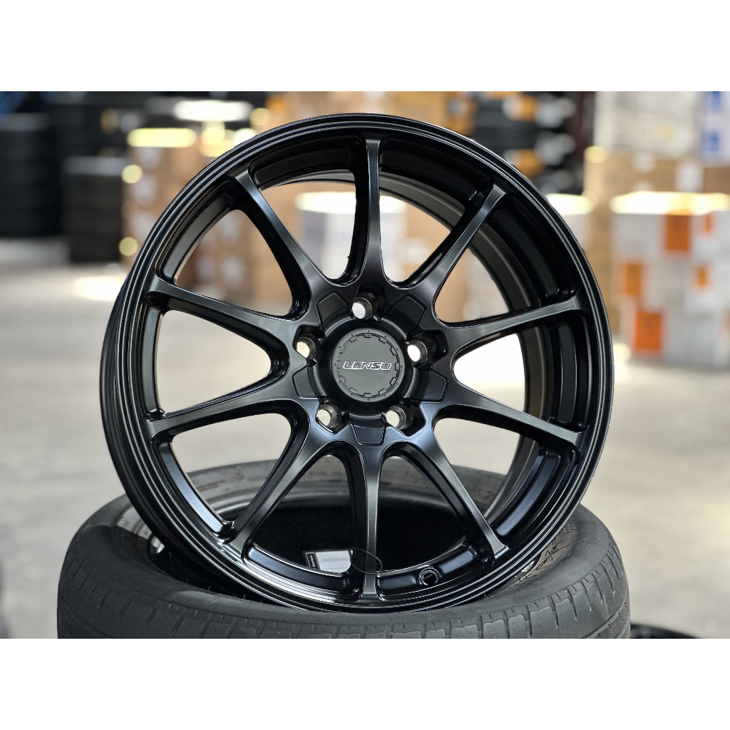 NEW 17X7.5J Lenso J1A Rim (set of 4) Satin Black 5X114.3 for Civic Camry Swift ZC33S CX3 CX30 ...