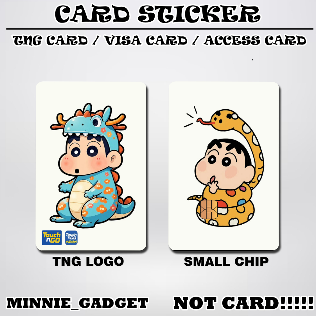 [ Shin Chan 蜡笔小新 x 12 星座 ] Touch n Go Card Sticker Cover TNG / MASTER / VISA / CREDIT/ DEBIT ...