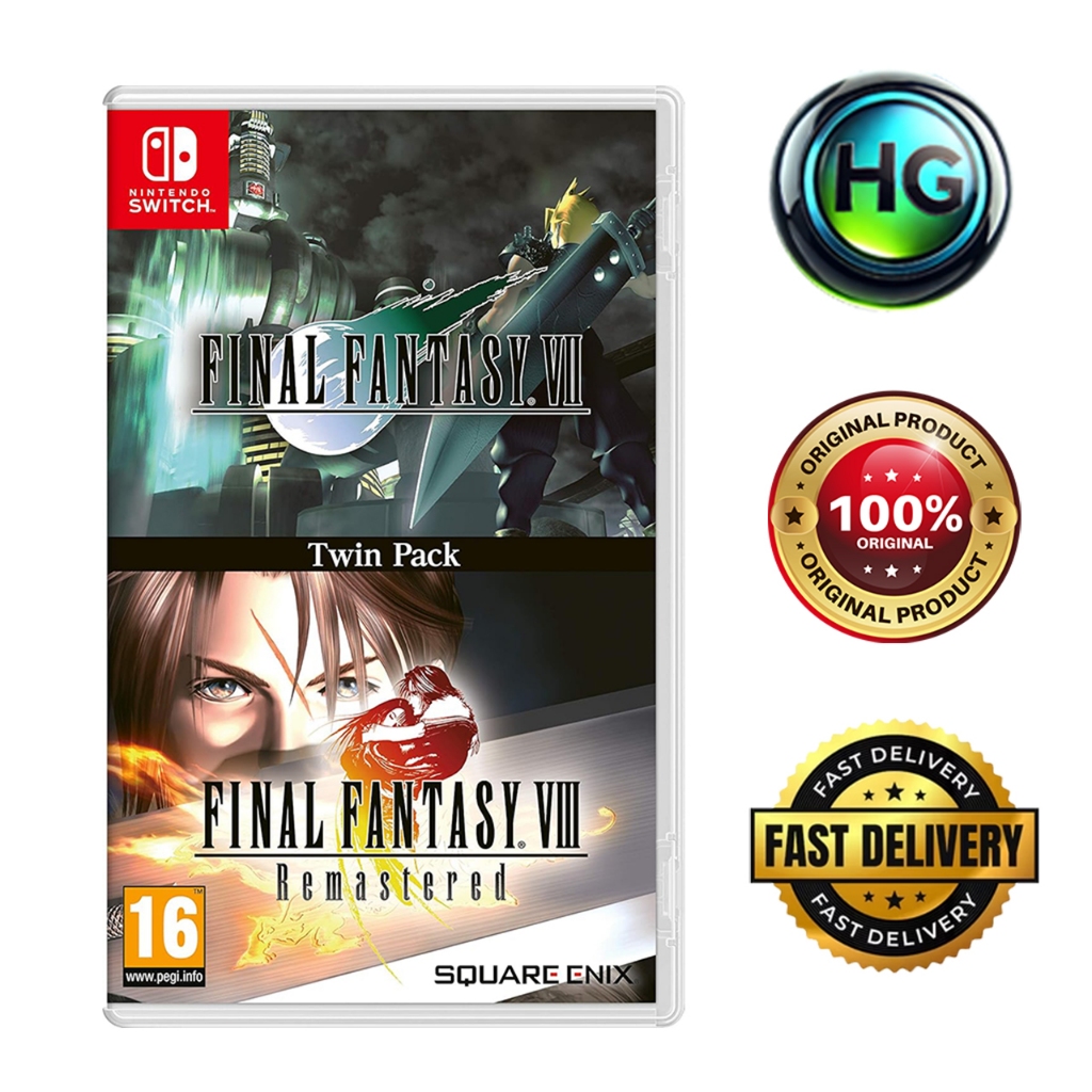 FINAL FANTASY VII & FINAL FANTASY VIII REMASTERED TWIN PACK Nintendo ...