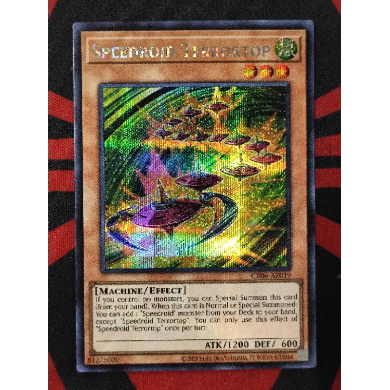 YUGIOH KONAMI CR06-AE019 Speedroid Terrortop (Ultra Rare /Secret Rare ...