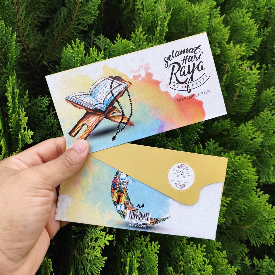 [ PAKET 7+1 PERCUMA ] Islamic Sampul Raya Cantik 2025 ANGPAO MONEY ...