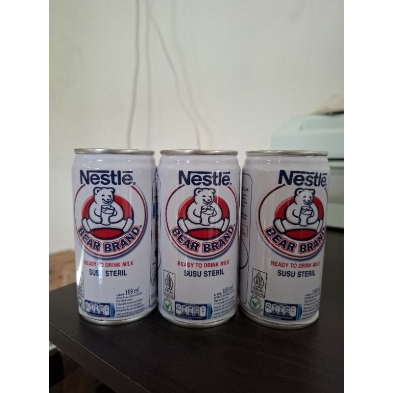 Nestle BEAR BRAND SUSU STERIL | READY TO DRINK MILK 189 ml Halal ...