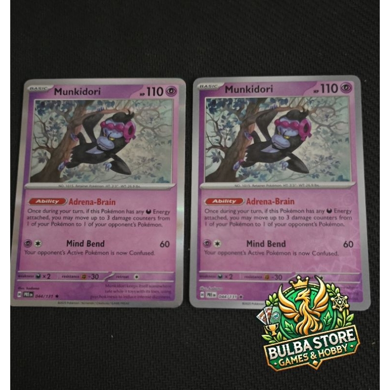 Munkidori 095/167 PRE / 044/131 Holo Rare SV06 Twilight Masquerade TWM ...