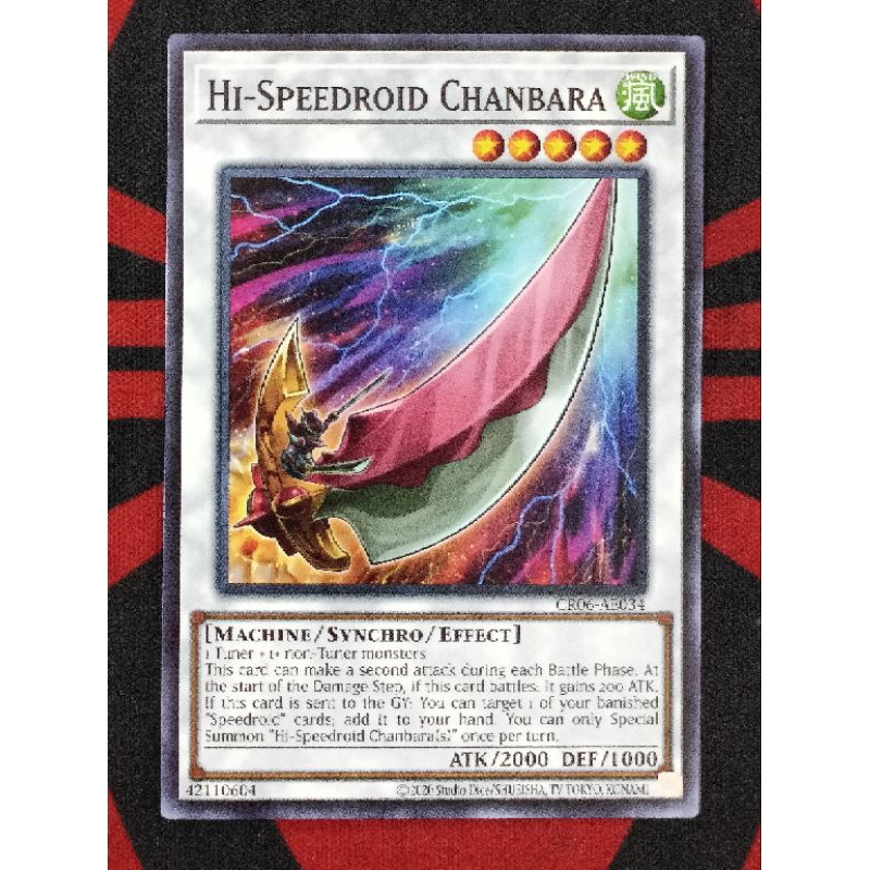 YUGIOH KONAMI CR06-AE034 Hi-Speedroid Chanbara (Common) | Shopee Malaysia