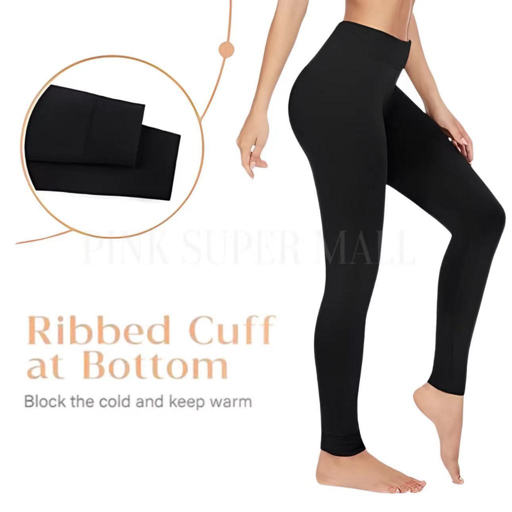 [ WF9500 ] Women Black Leggings/ Seluar Legging Wanita Hitam | Shopee ...